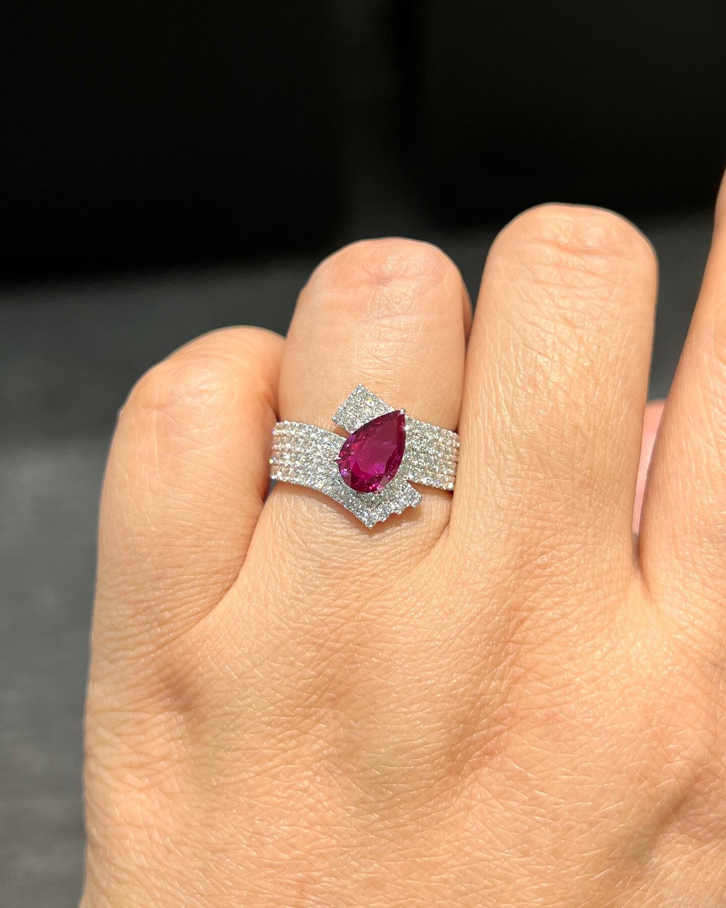 Pink Ruby Ring for Woman Wedding, Woman Engagement Ring, AAA Quality ...
