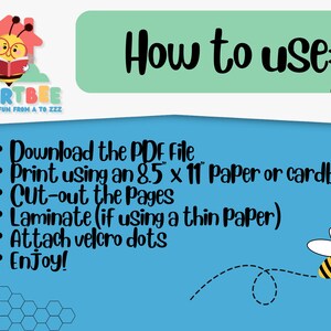 Smartbee DIY Toddler Learning Binder Level 2 Busy Book Sensory Book ...