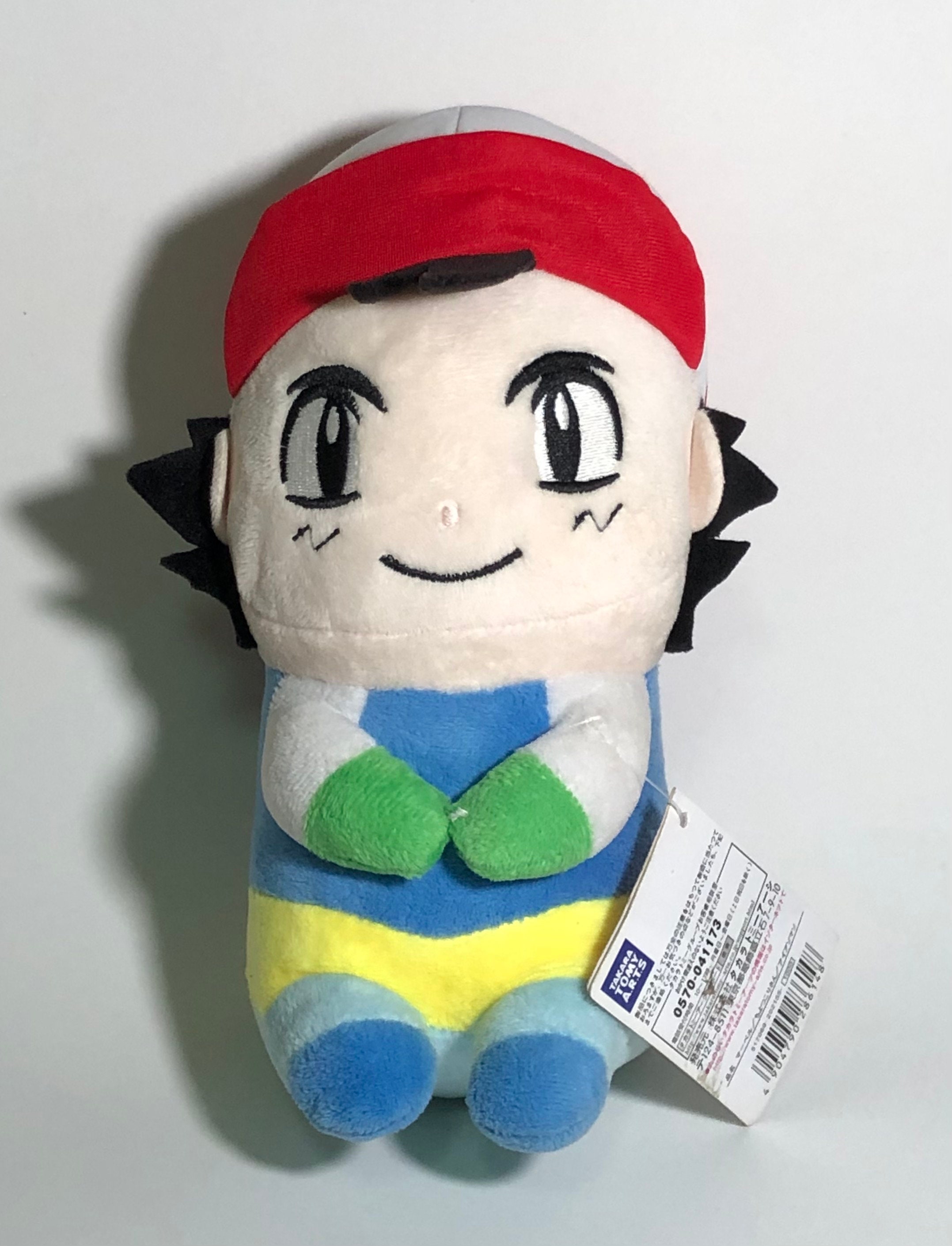 M Pokemon Trainer Ash Ketchum JAPAN Limited Plush Stuffed Doll - Etsy