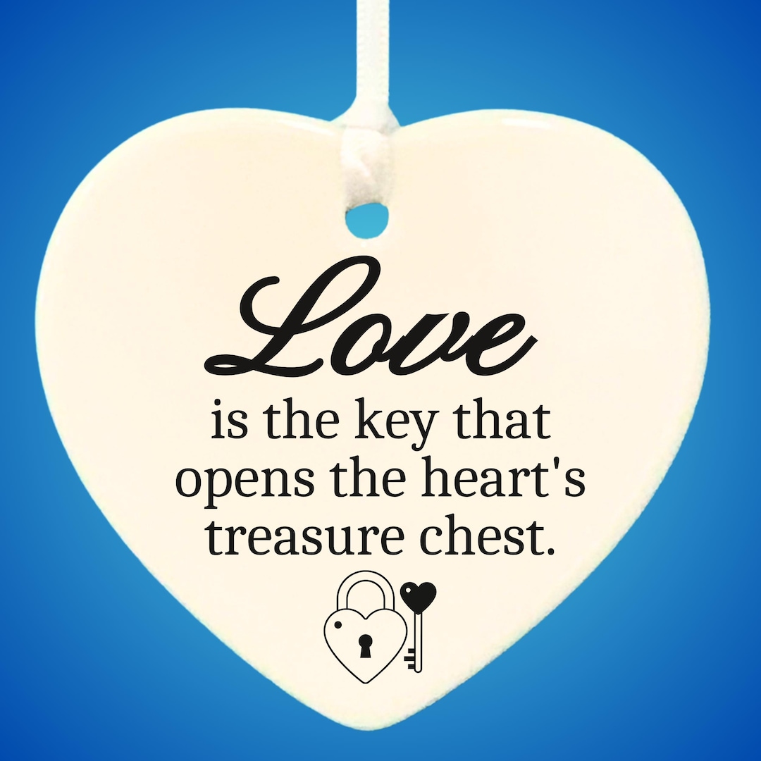 Personalized Love, Engagement, Wedding Heart Keepsake Ornament 2024 ...