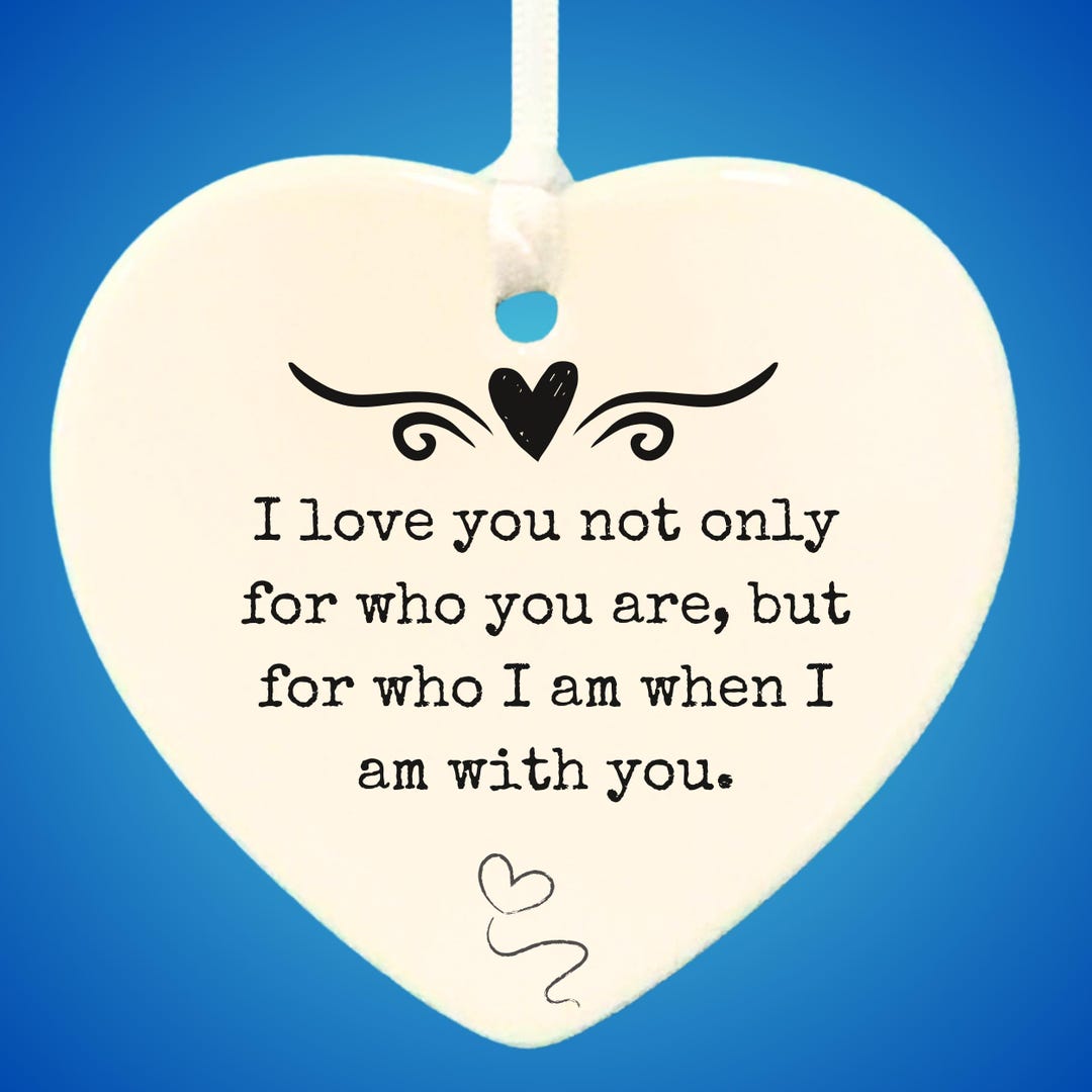 Personalized Love, Engagement, Wedding Heart Keepsake Ornament 2024 ...