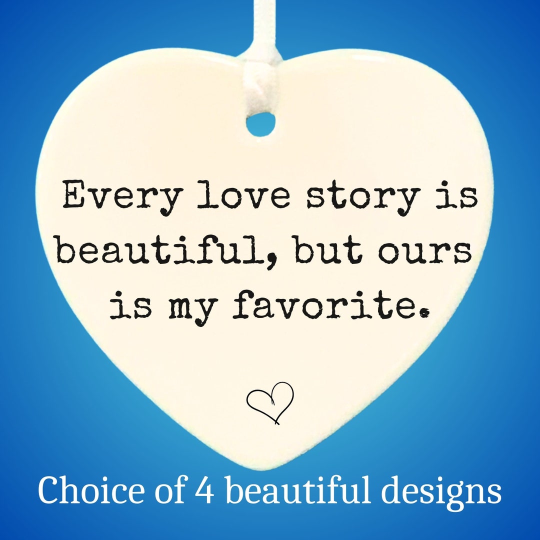 Personalized Love, Engagement, Wedding Heart Keepsake Ornament 2024 ...