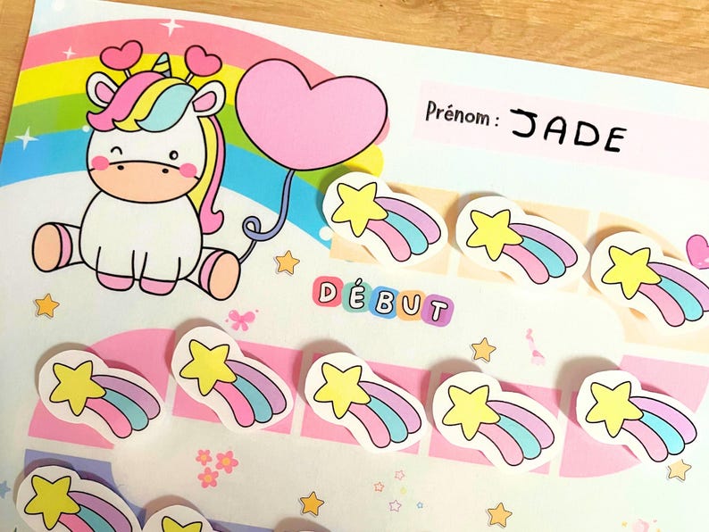 Unicorn Reward Chart | Behavior Chart | Montessori | Child Motivation ...