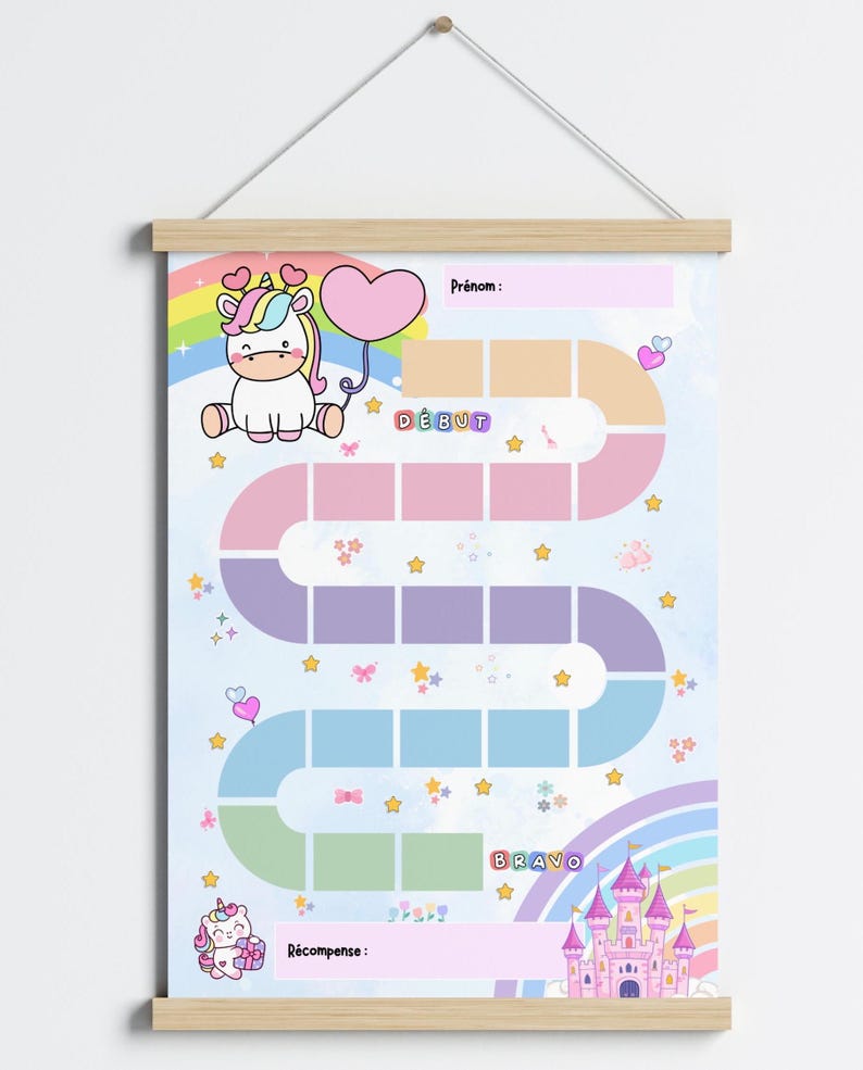 Unicorn Reward Chart | Behavior Chart | Montessori | Child Motivation ...
