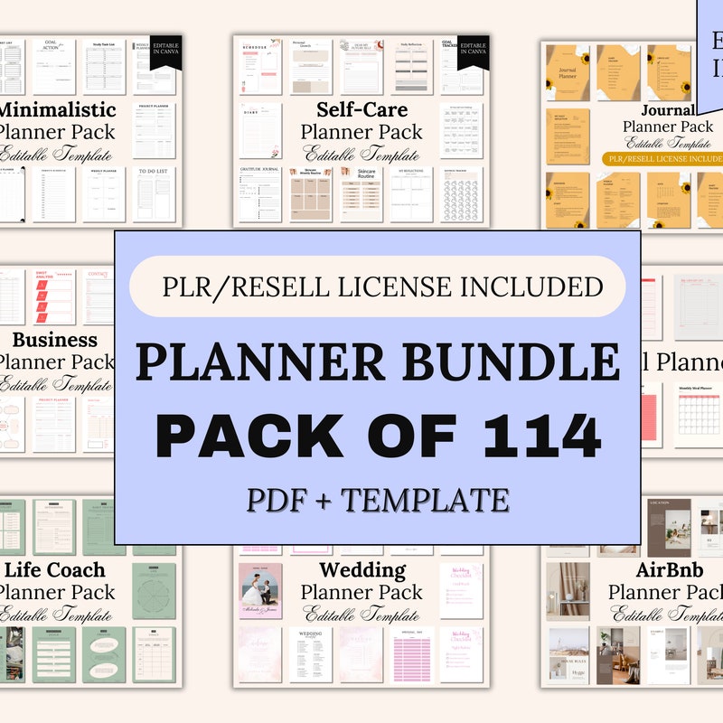 Planner Bundle - Etsy