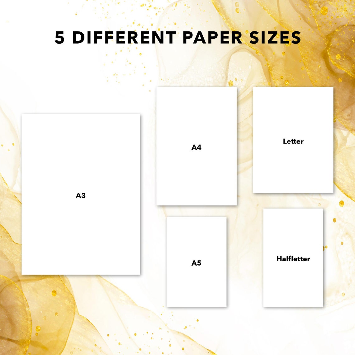 30 Day Challenge A3, A4, A5, Letter, Halfletter Printable PDF Digital ...