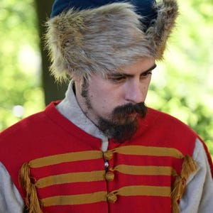 Wool Kolpak Hat, High Cap With a Slit Fur, 17th Century Poland, Hungary ...