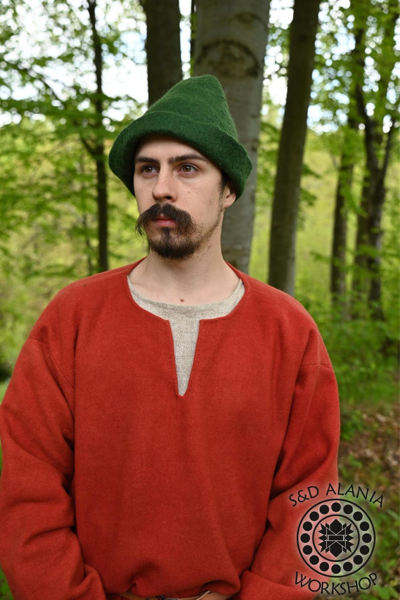 Felt Hat 100% Sheep Wool, Viking, Slavs, Early Medieval Hat - Etsy