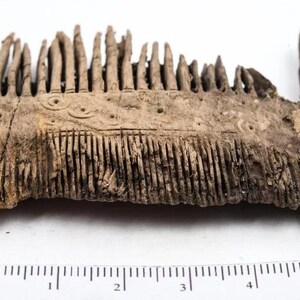 Viking Wooden Comb, Medieval Novgorod, 10-13th Century. Historical ...