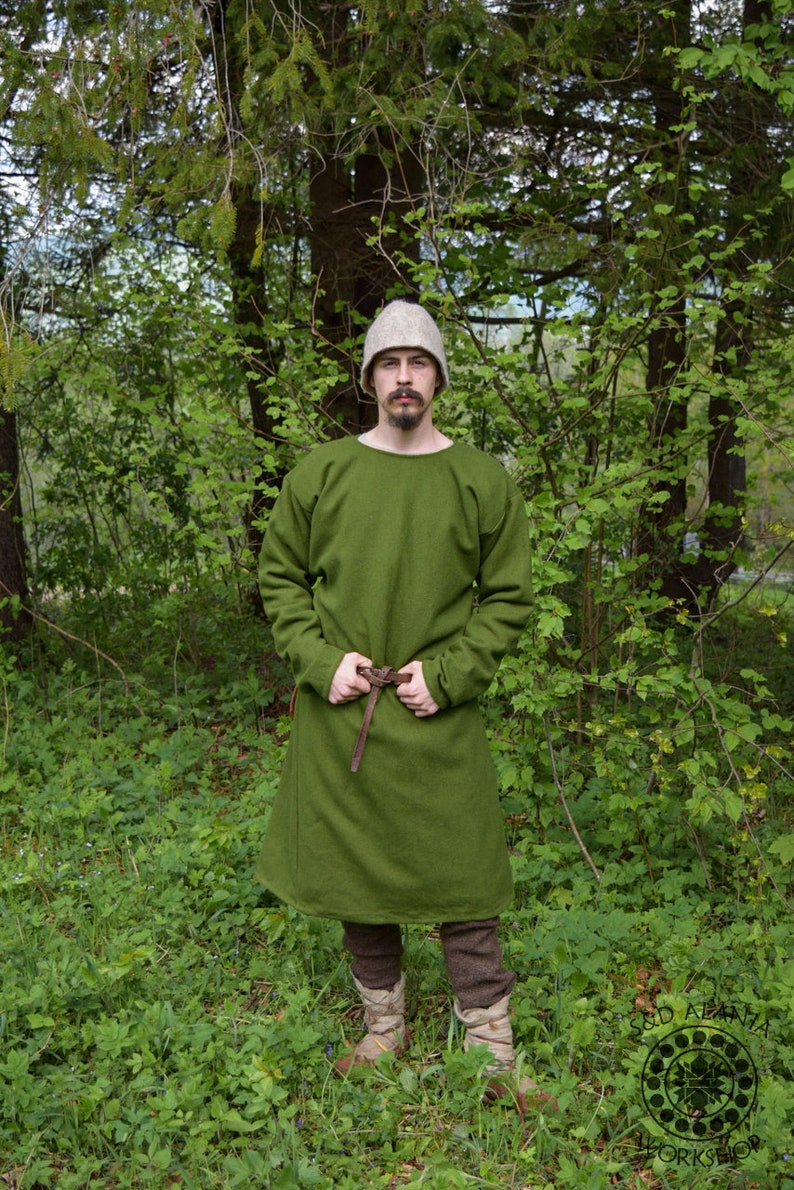 Early Medieval Wool Tunic, Slav Viking Tunic 9th-11th Century. - Etsy