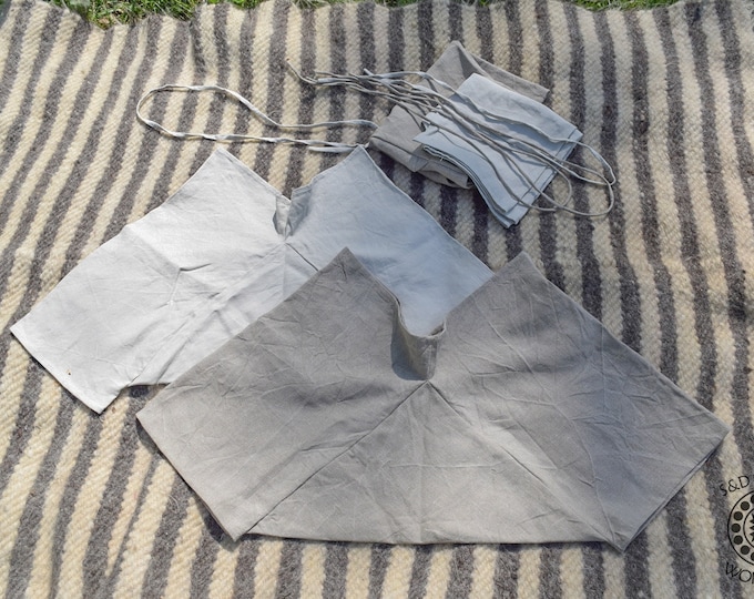 Early Medieval Natural Linen Basic Straight Pants/trousers With ...