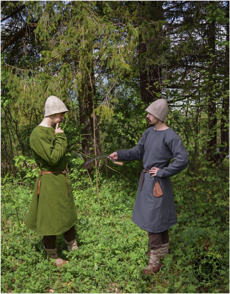 Early Medieval Wool Tunic, Slav Viking Tunic 9th-11th Century. - Etsy