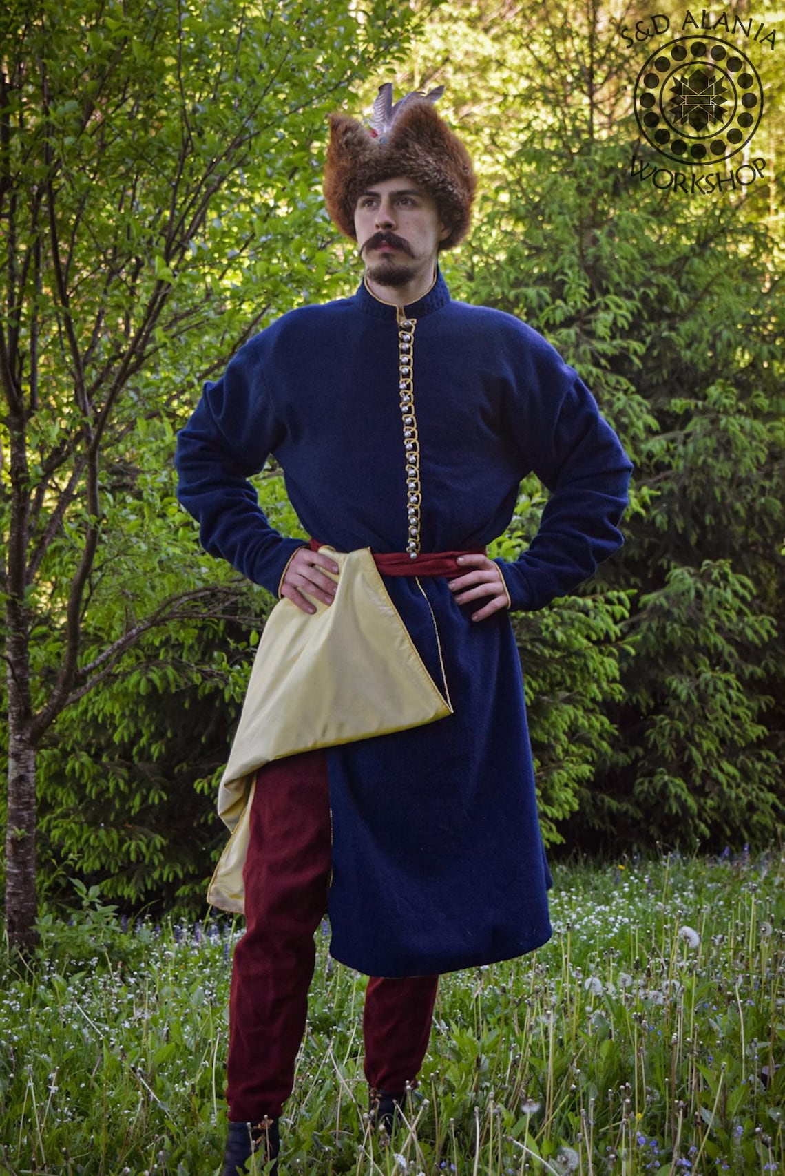 Wool Żupan: 17th Century Polish Caftan Coat With Silk Lining - Etsy