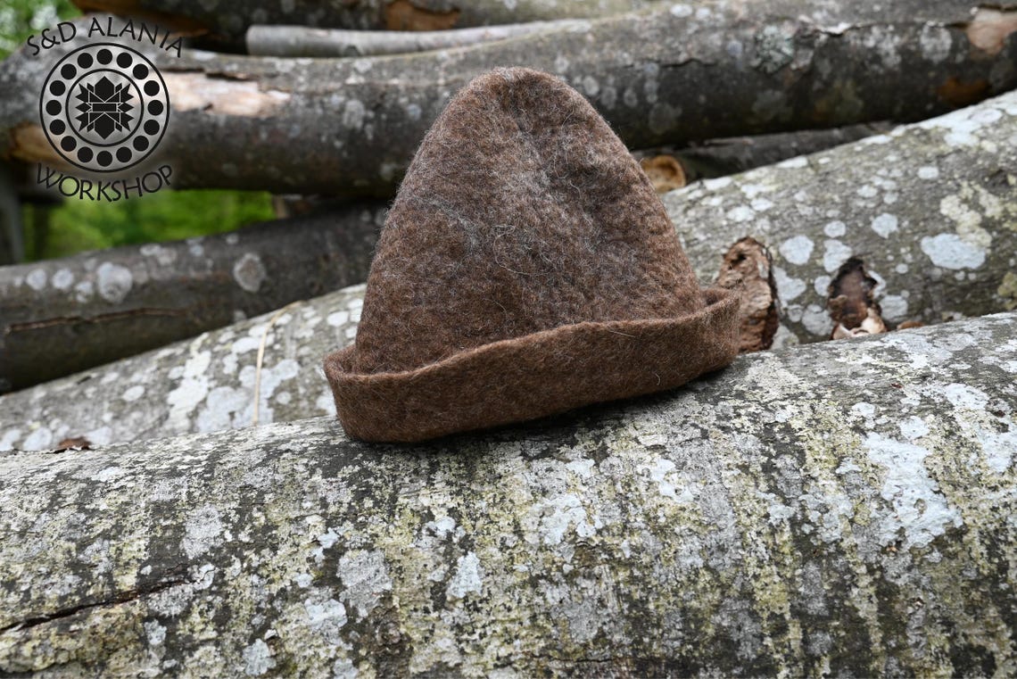 Felt Hat 100% Sheep Wool, Viking, Slavs, Early Medieval Hat - Etsy