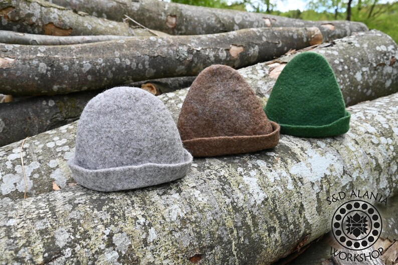Felt Hat 100% Sheep Wool, Viking, Slavs, Early Medieval Hat - Etsy