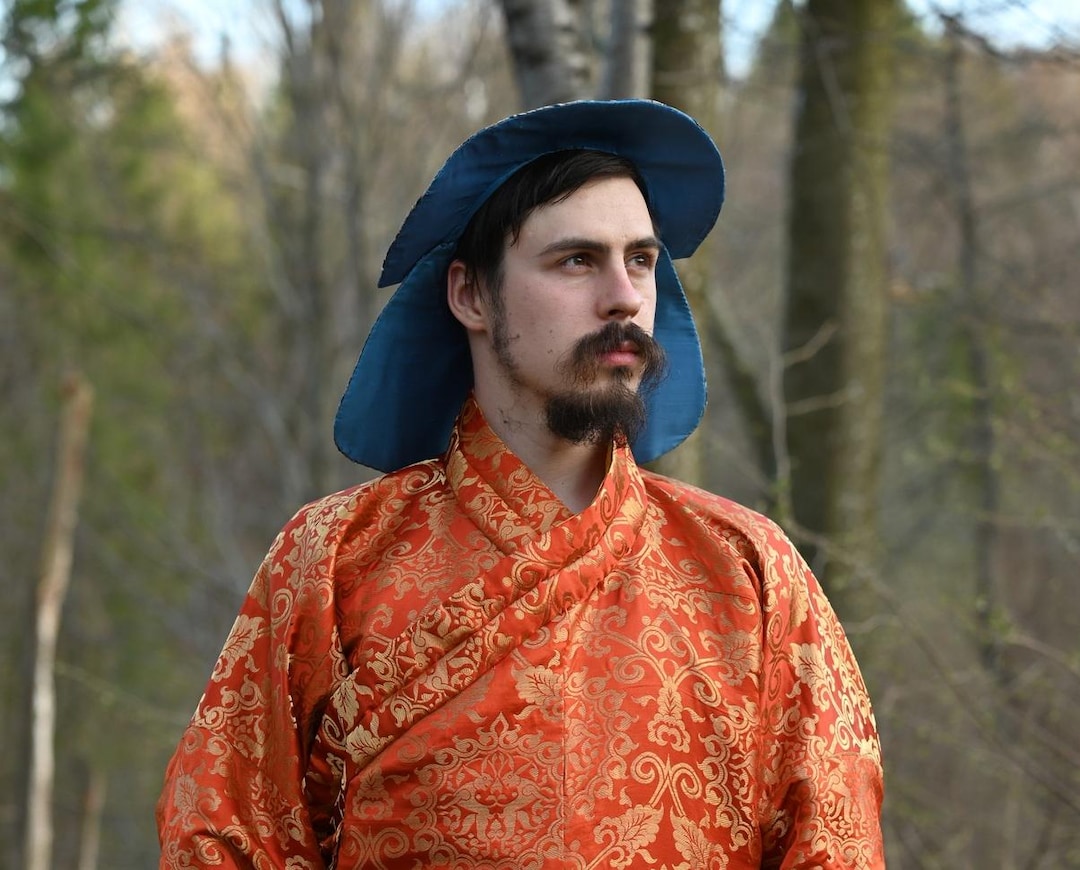 Mongolian Silk Hat "hu Mao", Stiffened Cap, Mongol Empire, Golden Horde ...