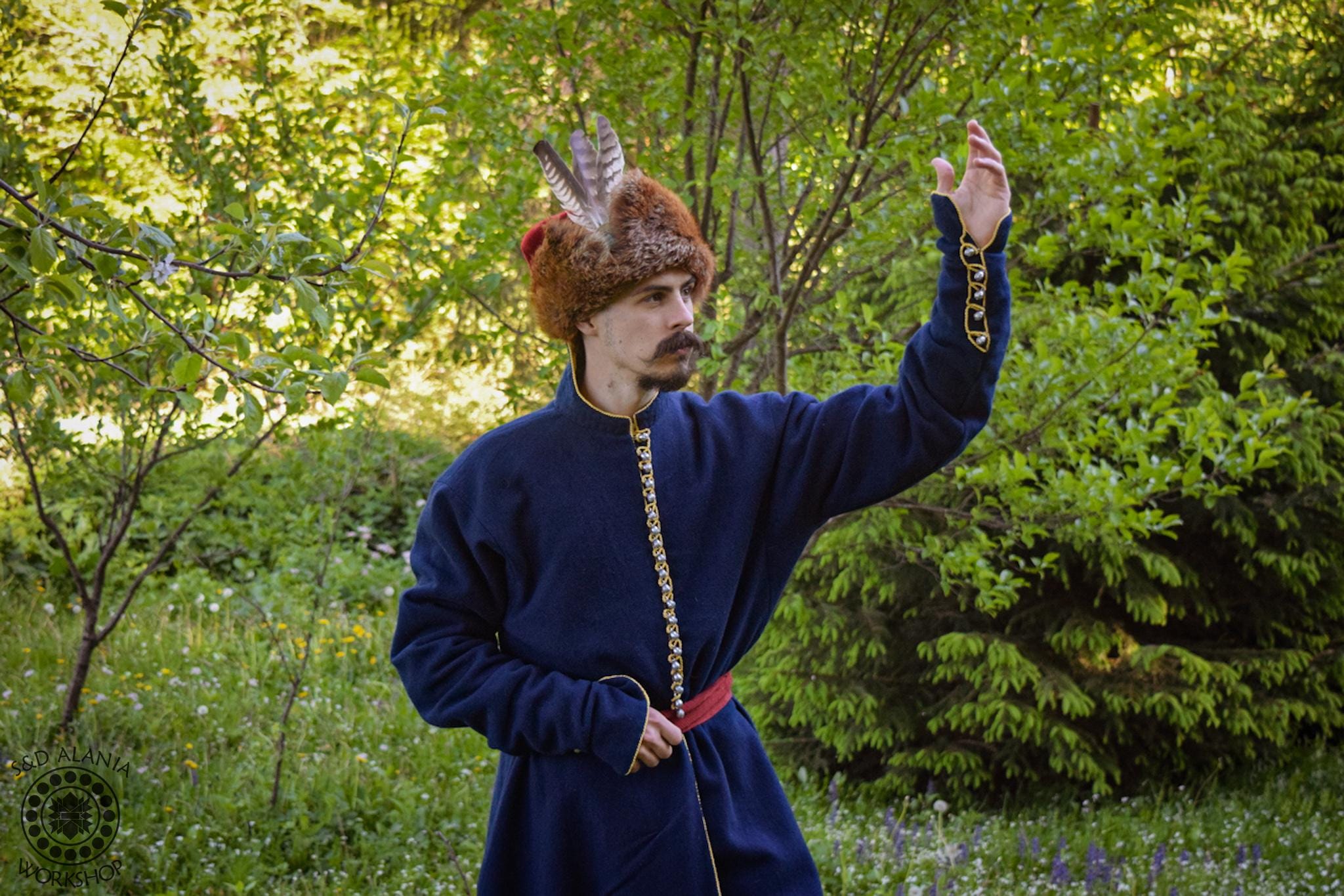 Wool Żupan: 17th Century Polish Caftan Coat With Silk Lining - Etsy