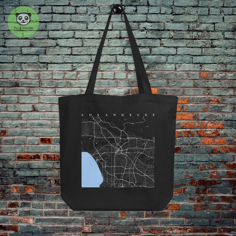 USA Maps Los Angeles Tote Bag USA Maps Eco Tote Bag Aesthetic Y2K Gift ...