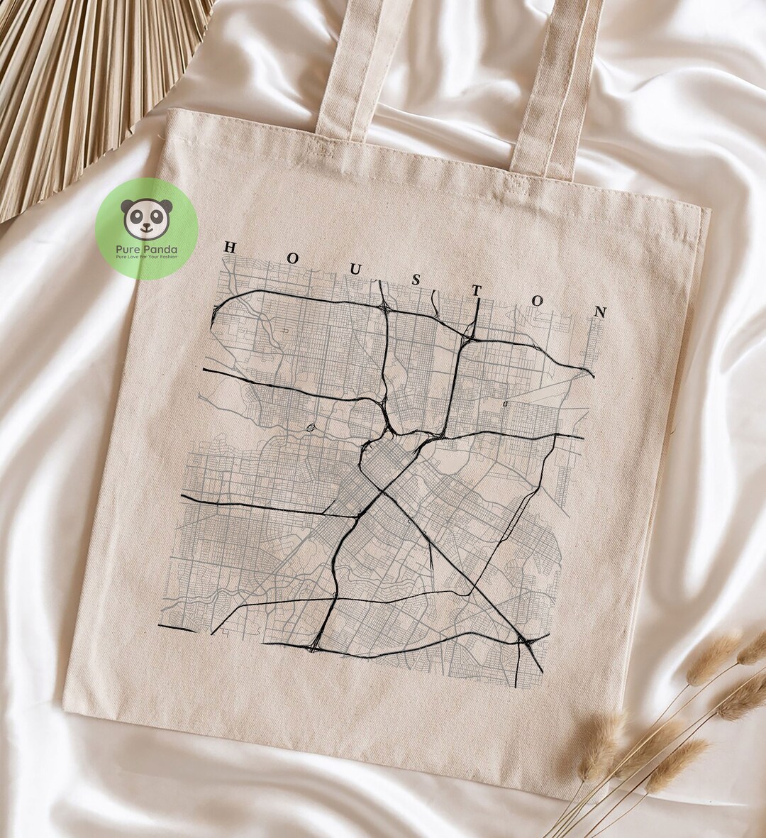USA Maps Houston Tote Bag USA Maps Eco Tote Bag Aesthetic Y2K Gift ...