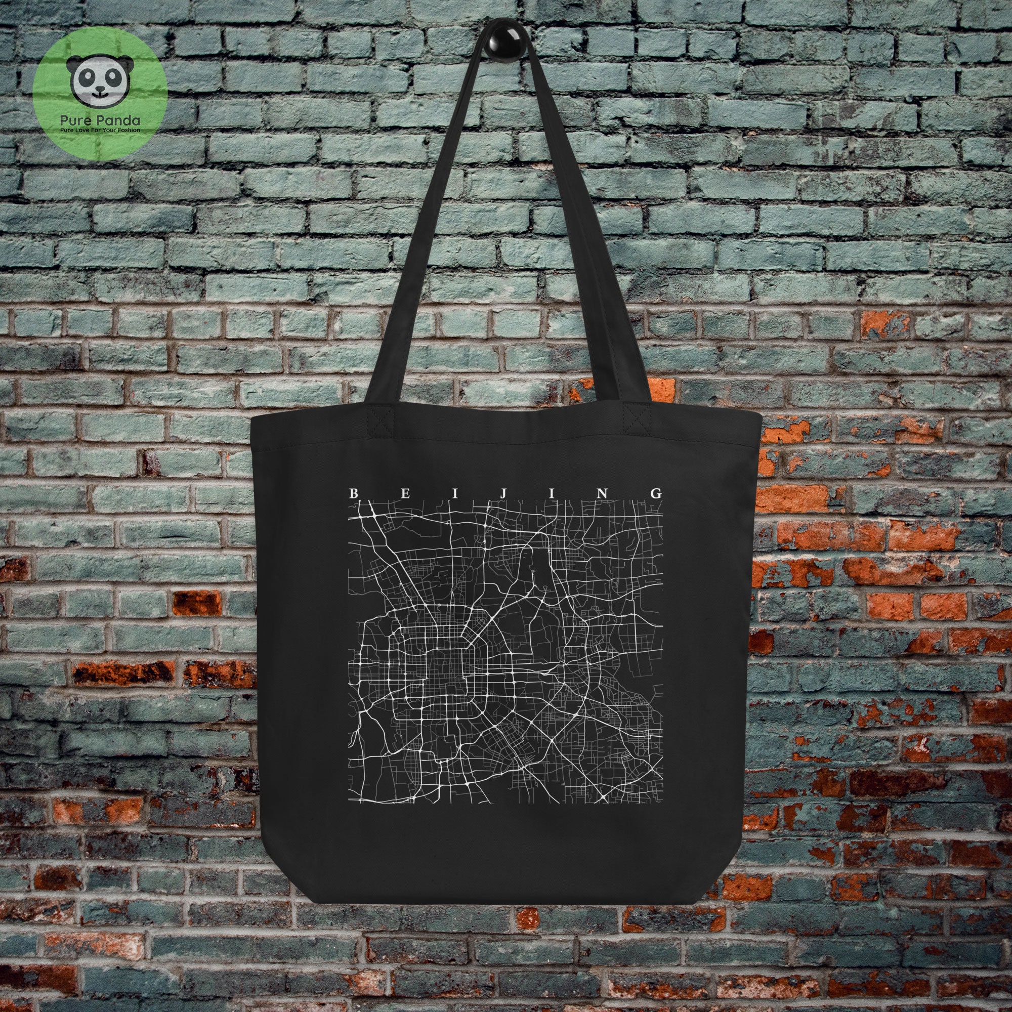 City Maps Beijing Tote Bag World Maps Eco Tote Bag Aesthetic Y2K Gift ...