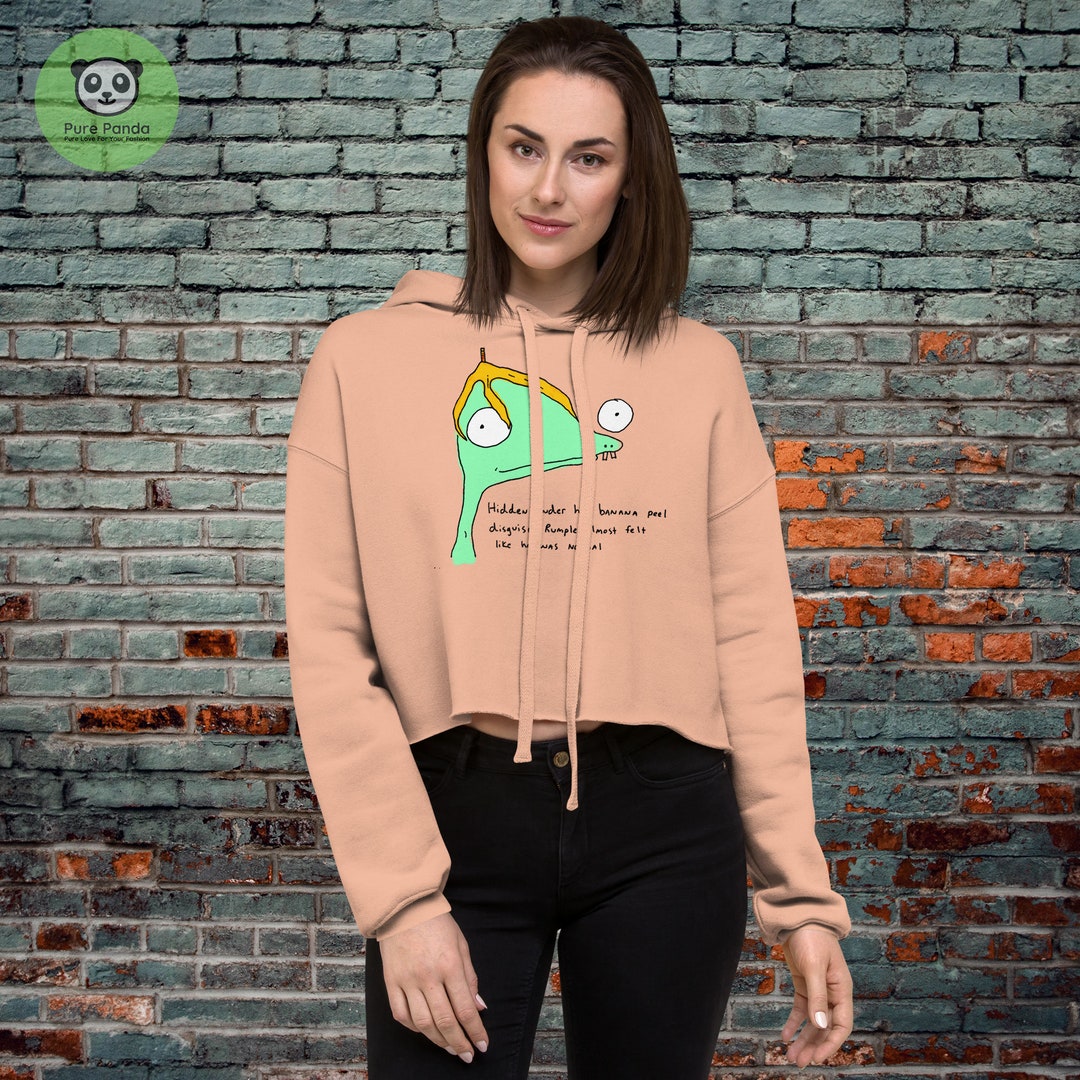 Graphic Rumple Buttercup Cropped Hoodie MGG Outfit for Women and Girl ...