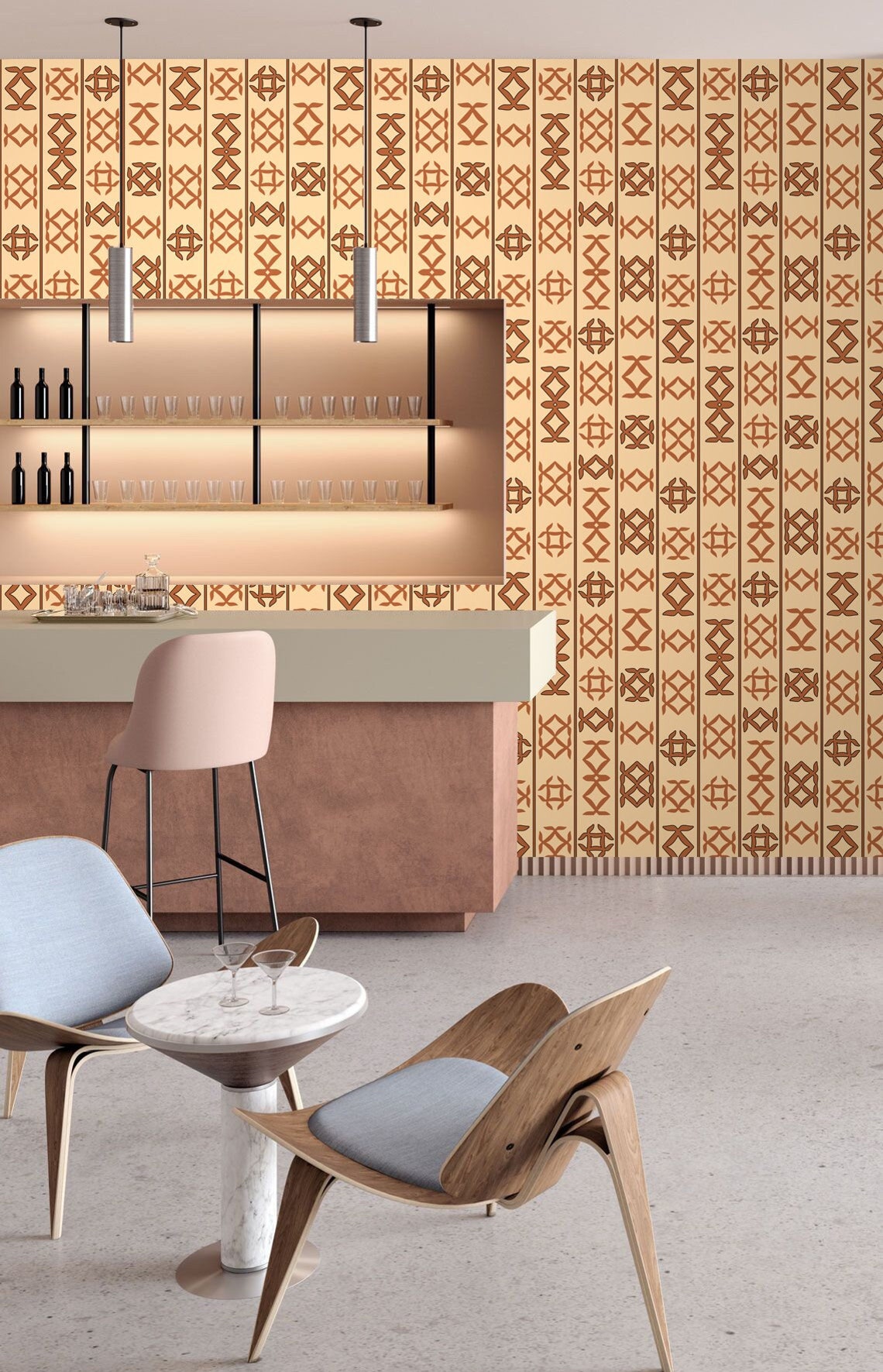 Glyph Tikal. Wallpaper, Luxury Wallpaper, Commercial Wallpaper ...