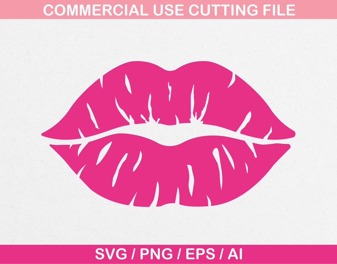 LABIOS svg labios rosados svg Beso svg Labios americanos - Etsy México