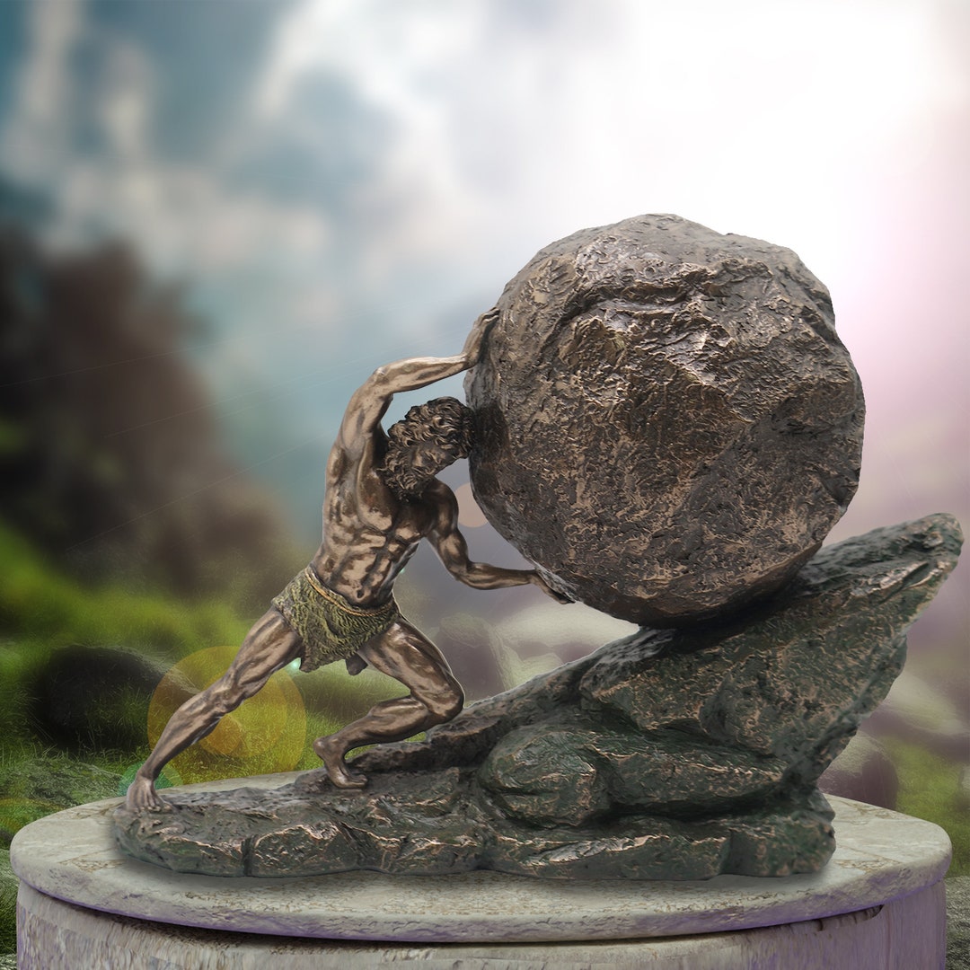 Sisyphus Statue: A Symbol of Perseverance Unique Details - Etsy Australia