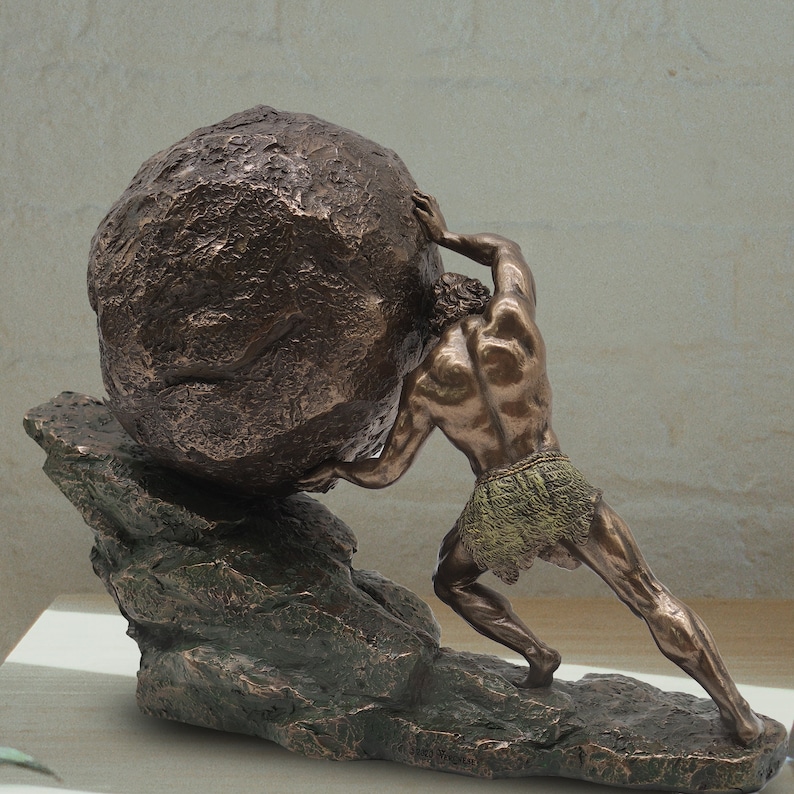 Sisyphus Statue: A Symbol of Perseverance Unique Details - Etsy Sisyphus Statue: A Symbol of Perseverance Unique Details - Etsy