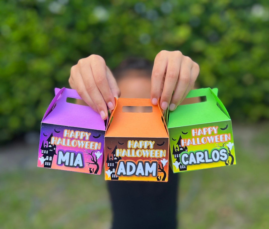 Mini Halloween Candy Boxes Set of 15 Halloween Party - Etsy