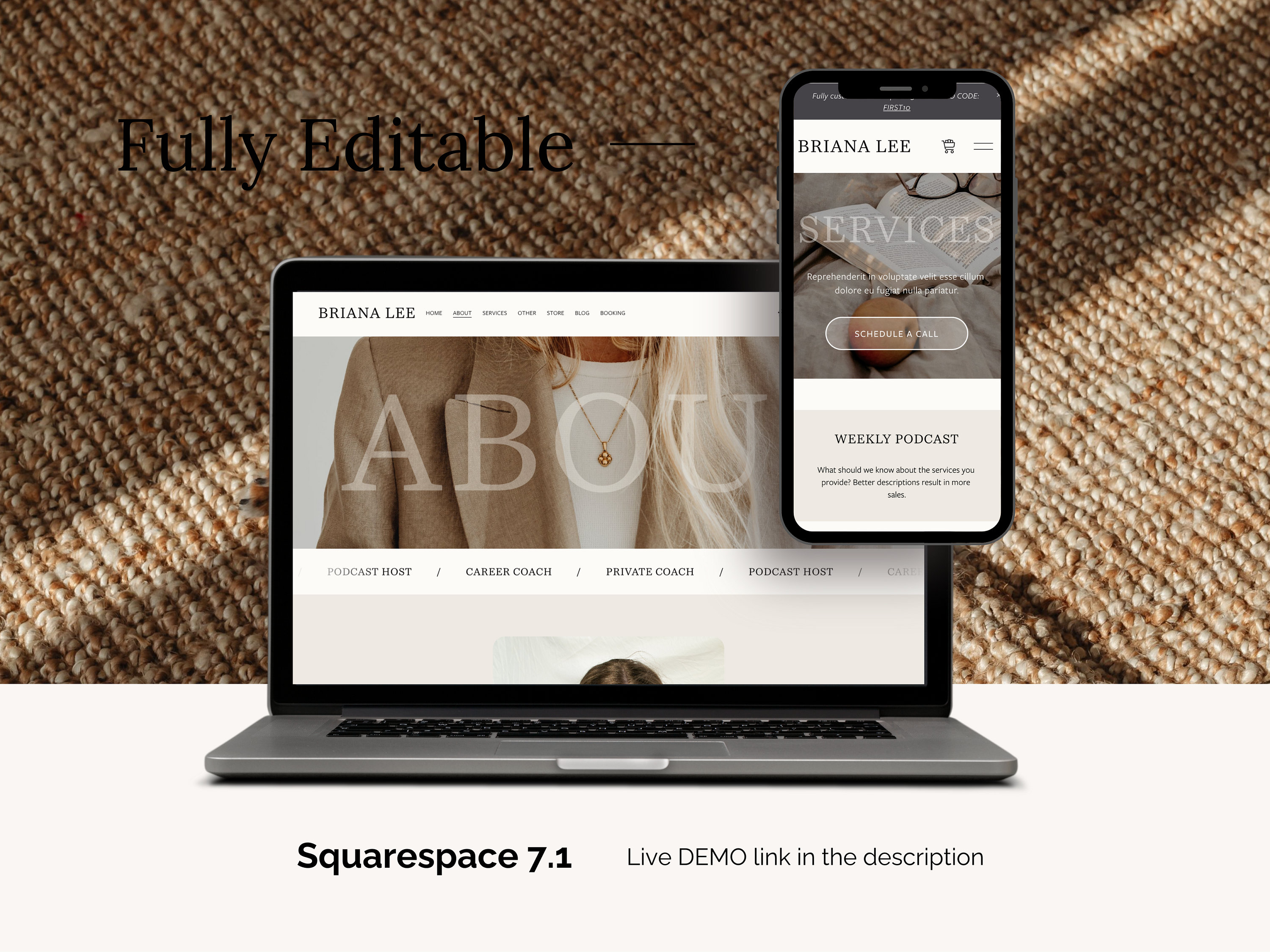 Website Template Squarespace Template, Portfolio Website, Squarespace ...