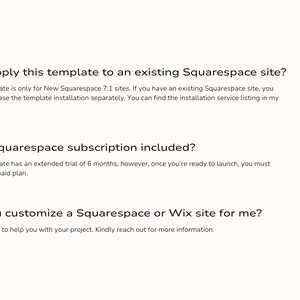 Squarespace Template, Website Template, Template for Courses, Blog and Portfolio Template, Web ...