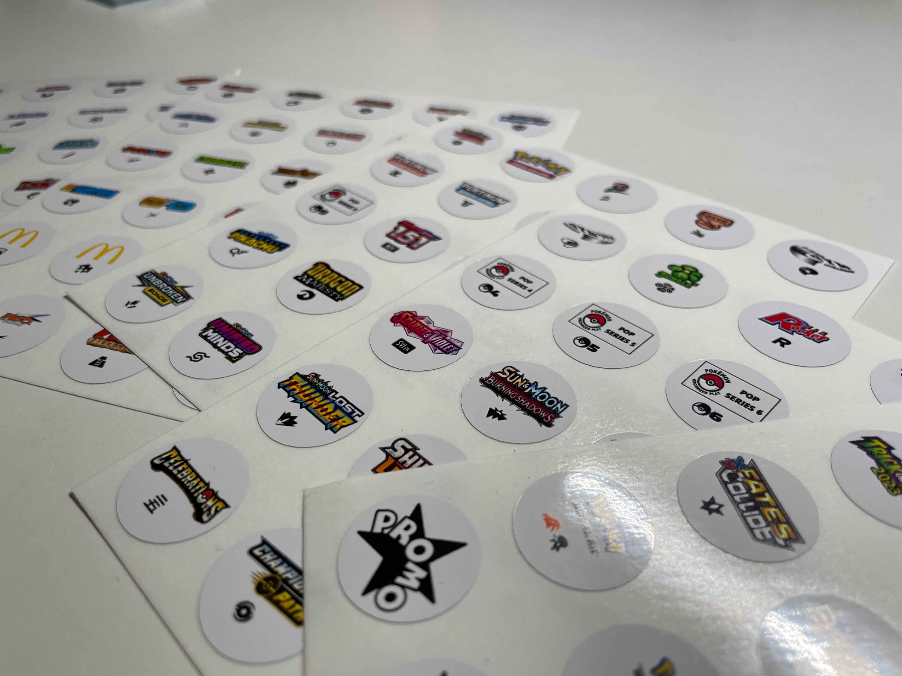 Pokemon TCG Set Stickers Vinyl 1999-2023 160 Stickers - Etsy