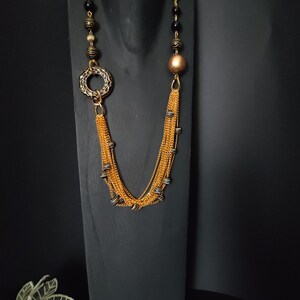 Multi-strand Chain Necklace, Long Chain Necklace, Long Multi-strand ...
