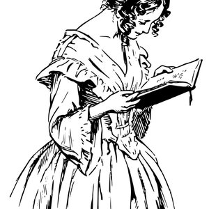 Beautiful Lady Art Printable Coloring Sheet | Coloring Pages | Kids ...