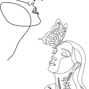 Beautiful Lady Art Printable Coloring Sheet | Coloring Pages | Kids ...