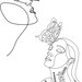 Beautiful Lady Art Printable Coloring Sheet | Coloring Pages | Kids ...