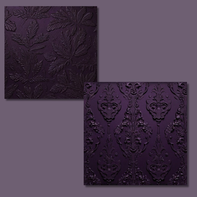 Purple Passion: Lavender Art Digital Paper Set - Instant Download" - Etsy