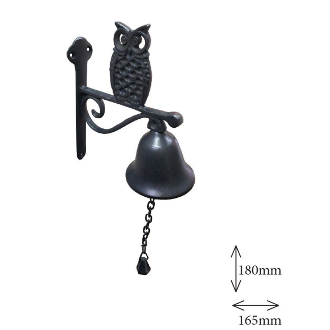 Owl Bird Doorbell Brass Wall Mounted Rustic Doorbell Farmhouse Rustic ...