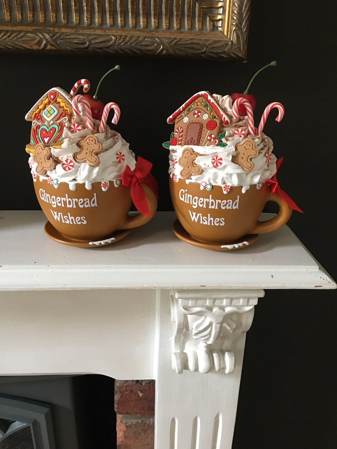 Christmas Whipped Cream Faux Cup and Saucer - Etsy UK