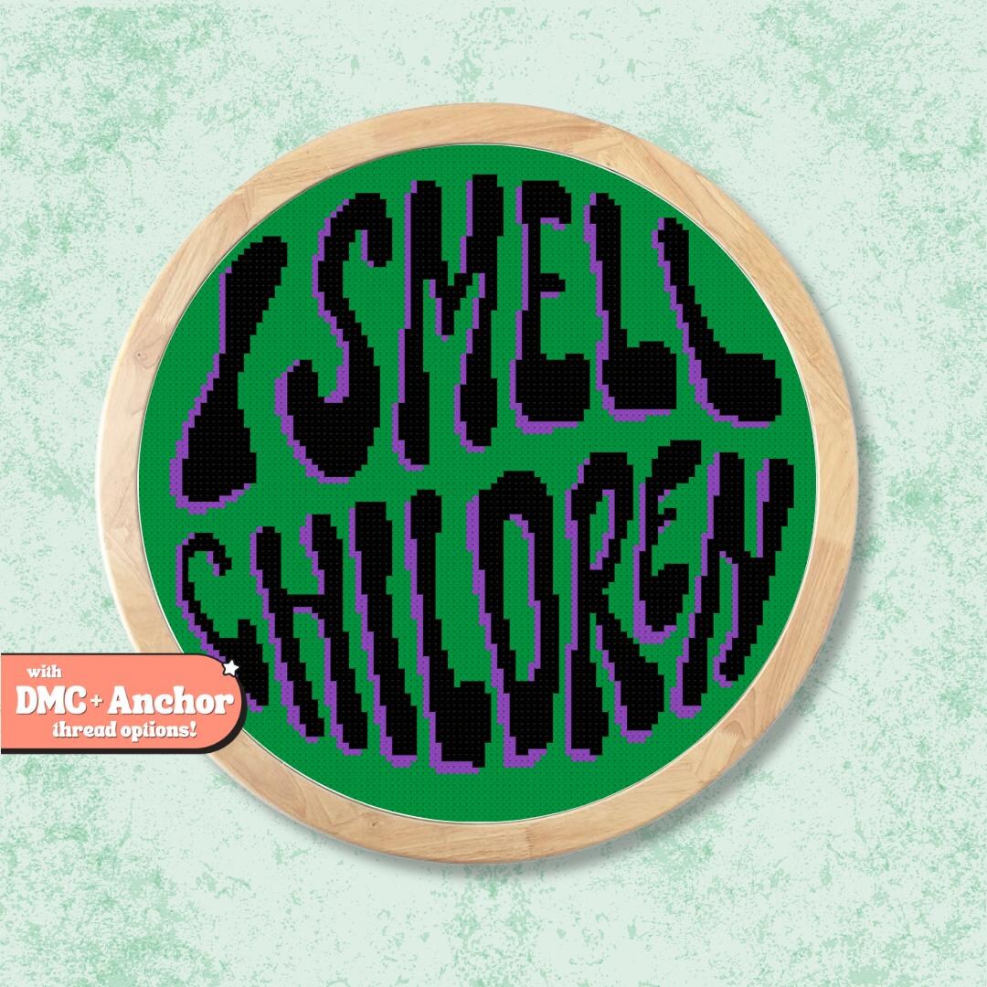 I Smell Children Cross-stitch Pattern | Halloween Decor | Halloween ...