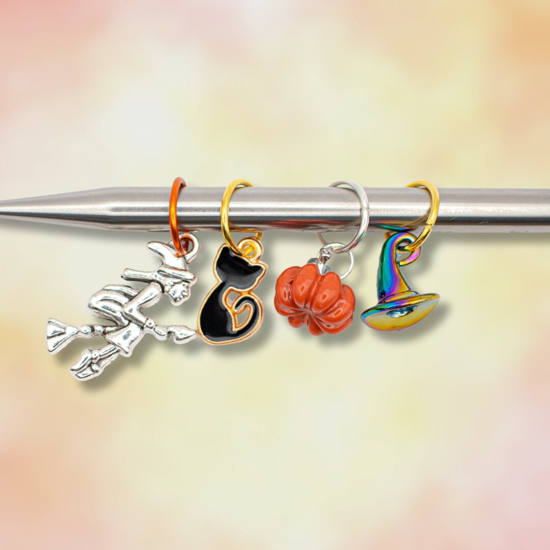Hocus Pocus Stitch Markers | Spooky | Halloween | Knitting | Custom Set ...