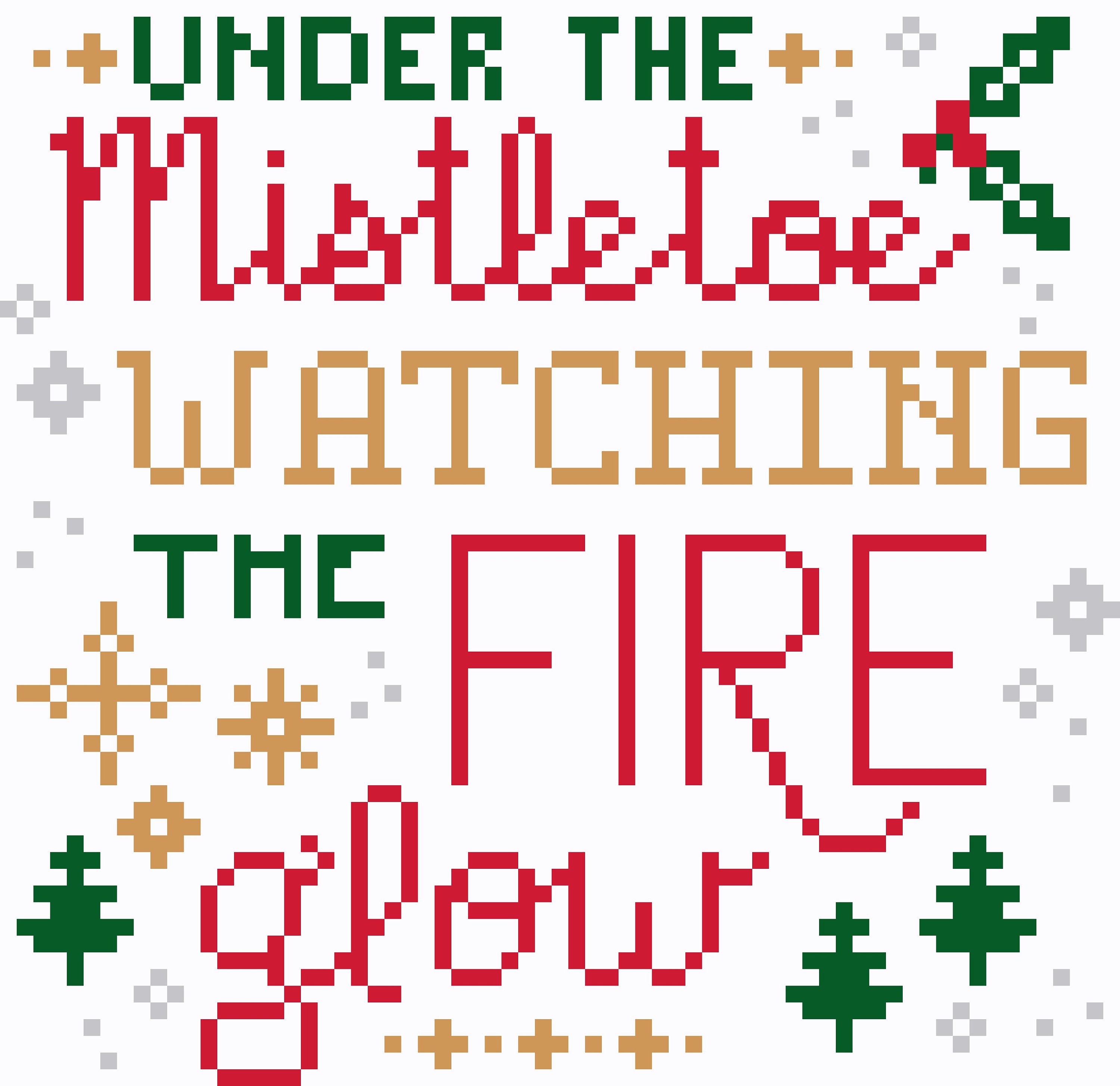 Under the Mistletoe Cross-stitch Pattern Taylor Gift - Etsy