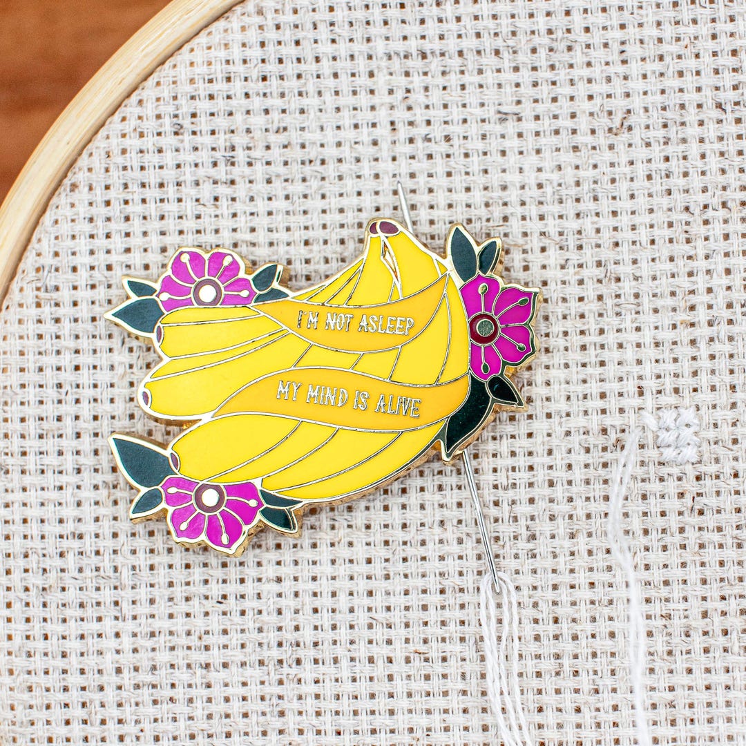Floral Heart Needle Minder - Meme Moment Inspired Sewing Gift ...
