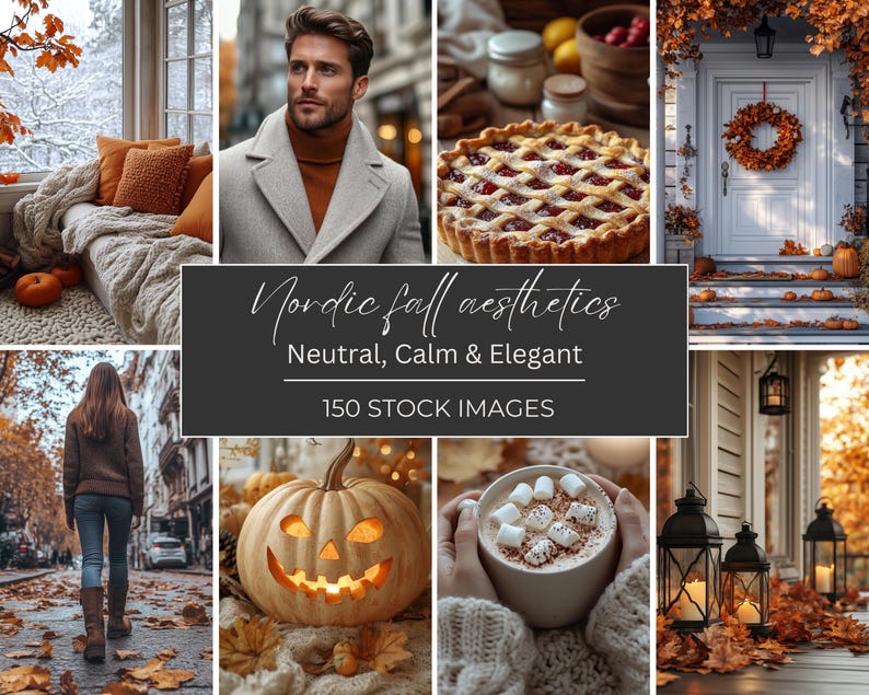 Nordic Fall Aesthetics - 150 Stock Images | Neutral, Calm & Elegant ...