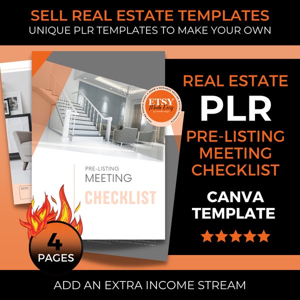 Plr Real Estate Planner - Etsy