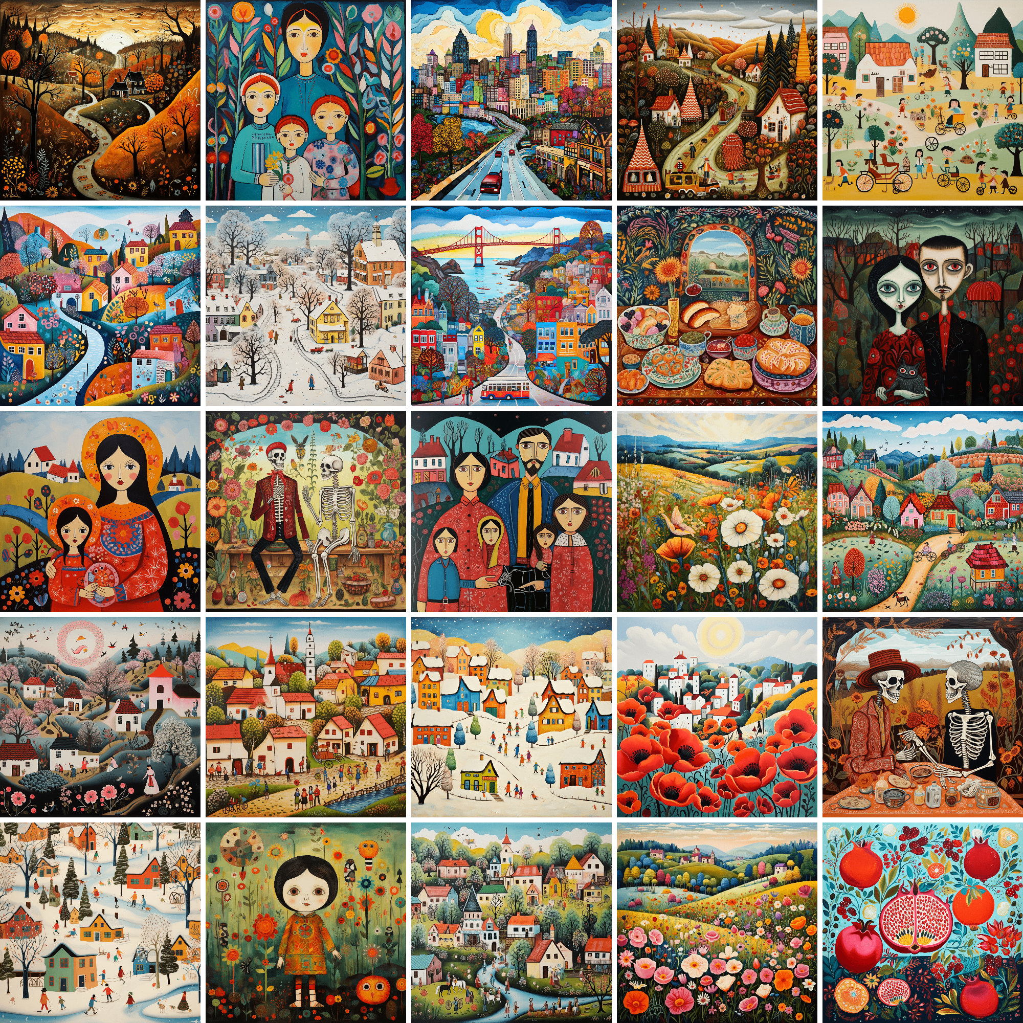 Autumn's Abundance: Folklore Harvest AI Digital Art Enveloping You in ...