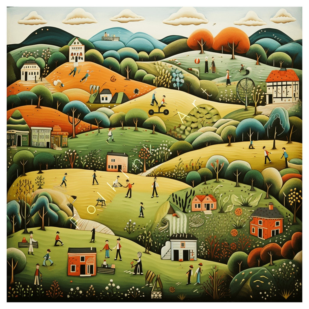 Fields of Joy: Outdoor Fun, Community and Games in the Village | AI ...