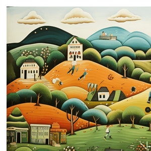 Fields of Joy: Outdoor Fun, Community and Games in the Village | AI ...