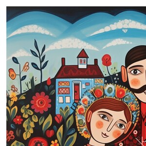 The Bliss of Unity: Loving Family in a Field of Flowers | AI Digital ...
